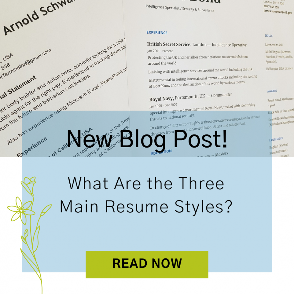 What Are The Three Main Resume Styles Jobs In GP
