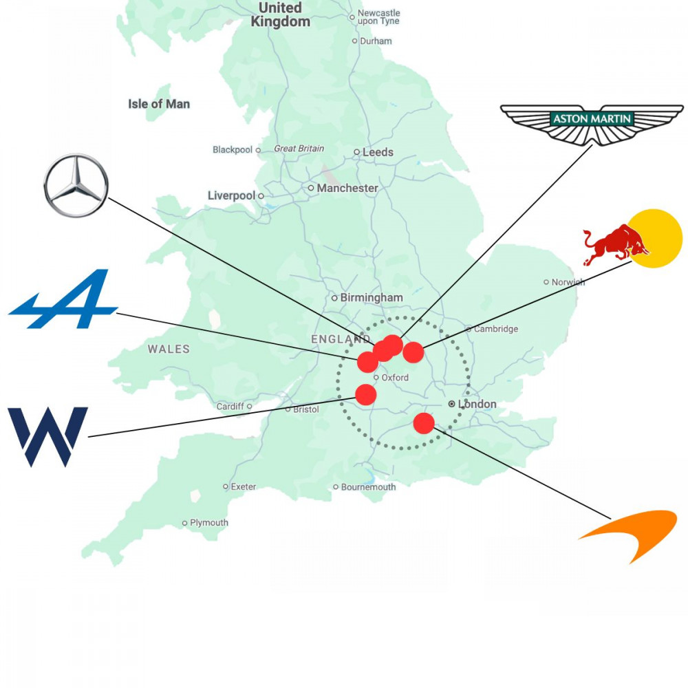 Inside F1's Motorsport Valley: UK Team Facilities Guide 2025 - Fluid Jobs